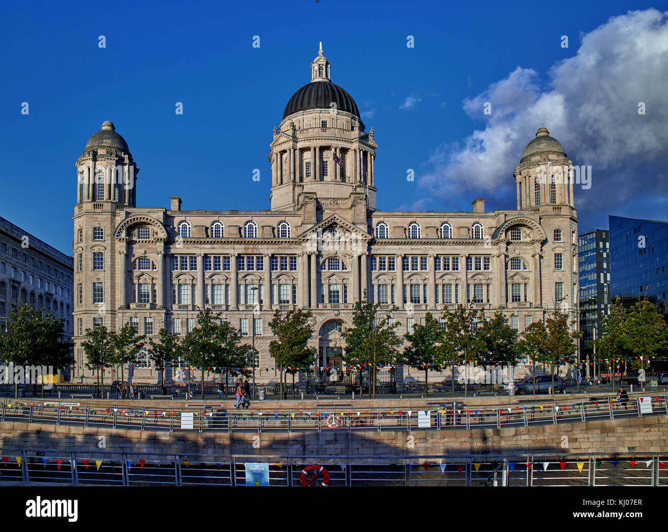 England, Merseyside, Liverpool city; The newly restored port of ...