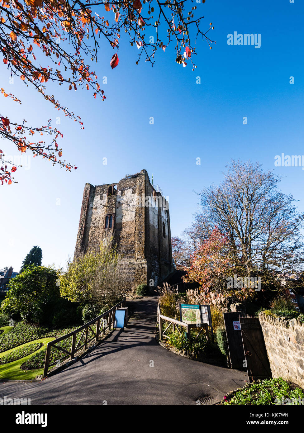 Guildford Castle, Guildford, Surrey, England, UK, GB Stock Photo - Alamy