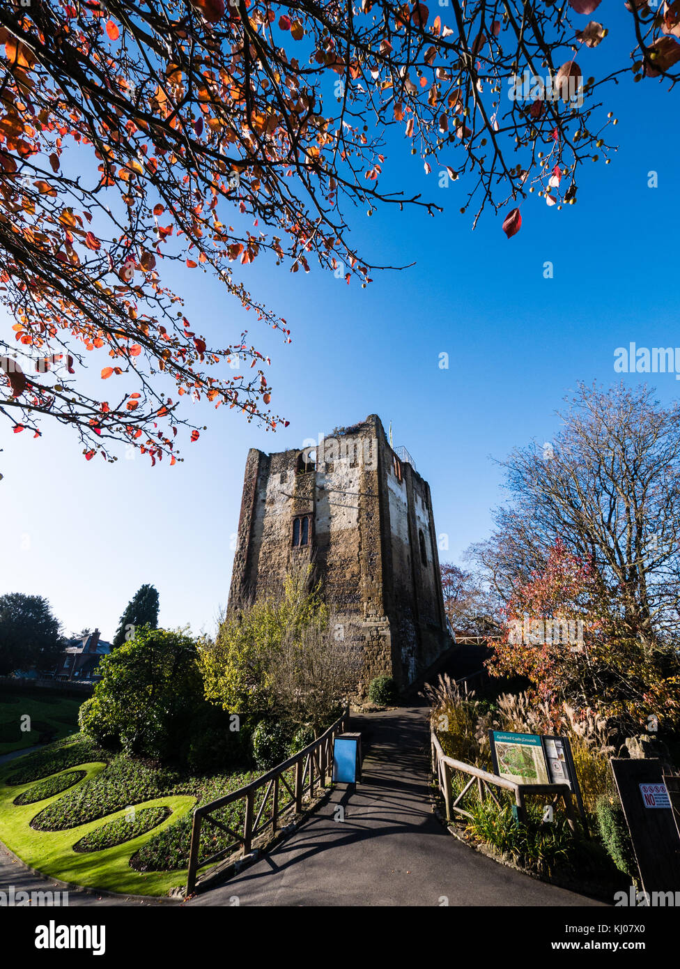 Guildford Castle, Guildford, Surrey, England, UK, GB Stock Photo - Alamy
