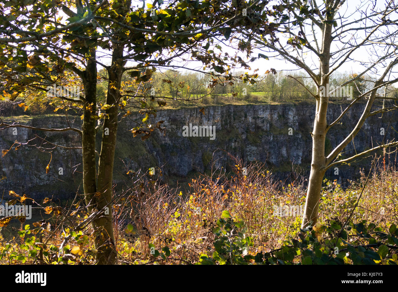 Middlepeak quarry Wirksworth Stock Photo - Alamy