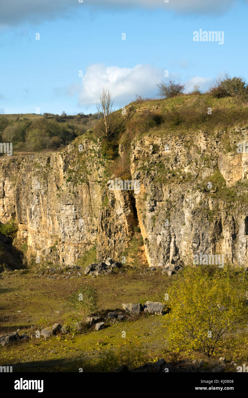 Middlepeak quarry Wirksworth Stock Photo - Alamy