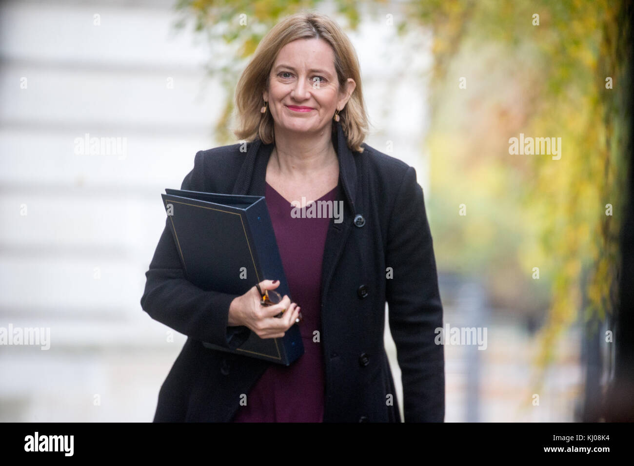 Amber Rudd, Home Secretary and MP for Hastings and Rye, arrives for a ...