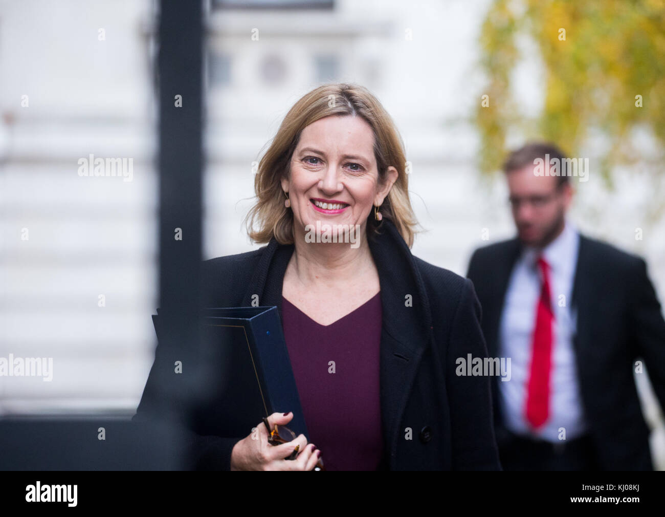 Amber Rudd, Home Secretary and MP for Hastings and Rye, arrives for a ...