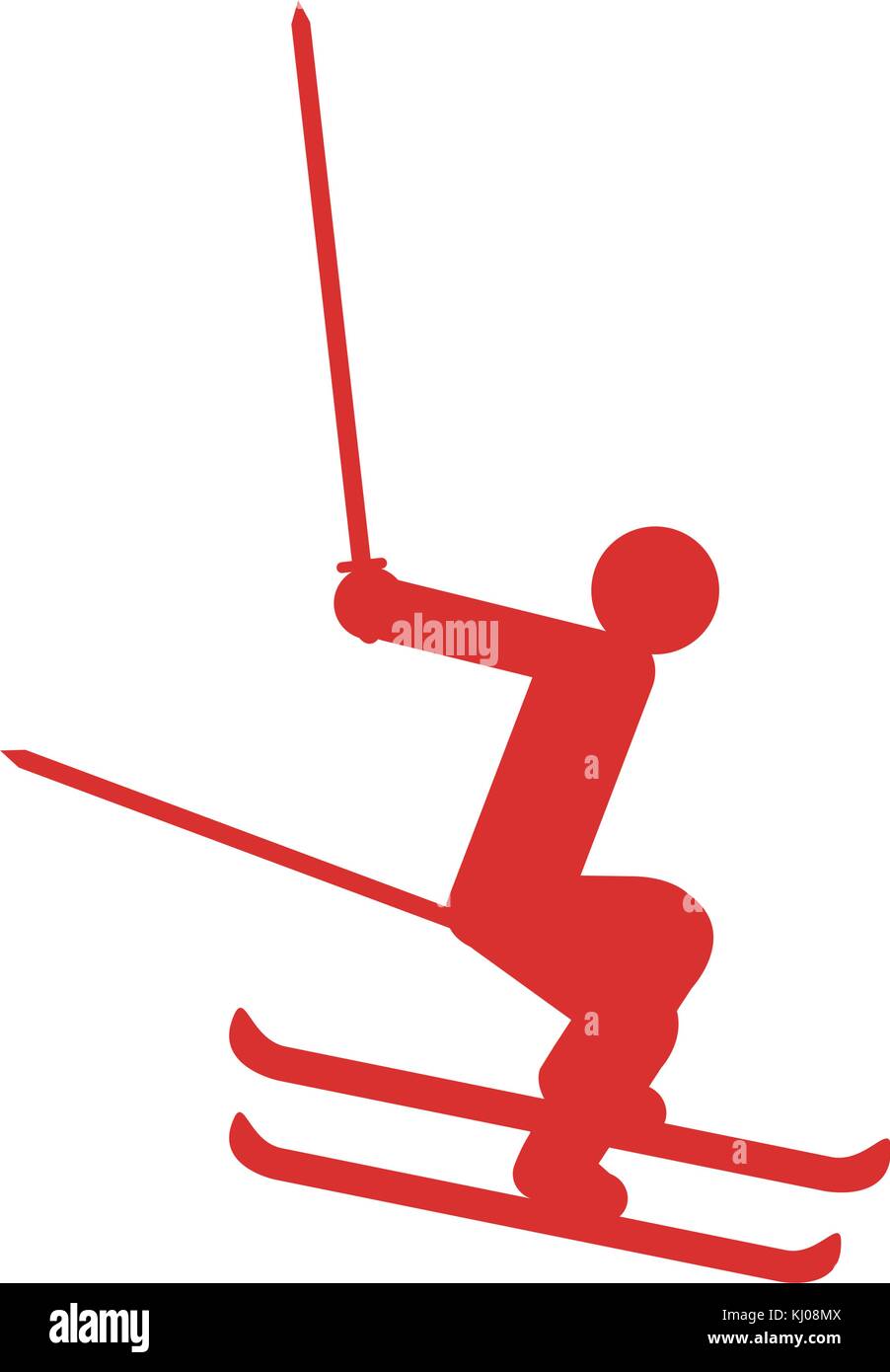 Abstract winter sport Cut Out Stock Images & Pictures - Alamy