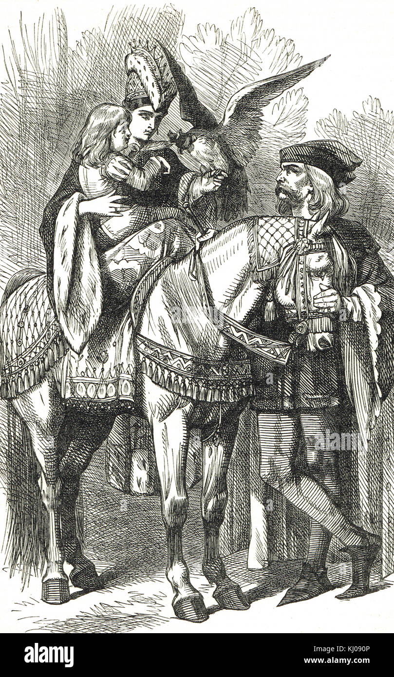 Medieval falconry hi-res stock photography and images - Alamy