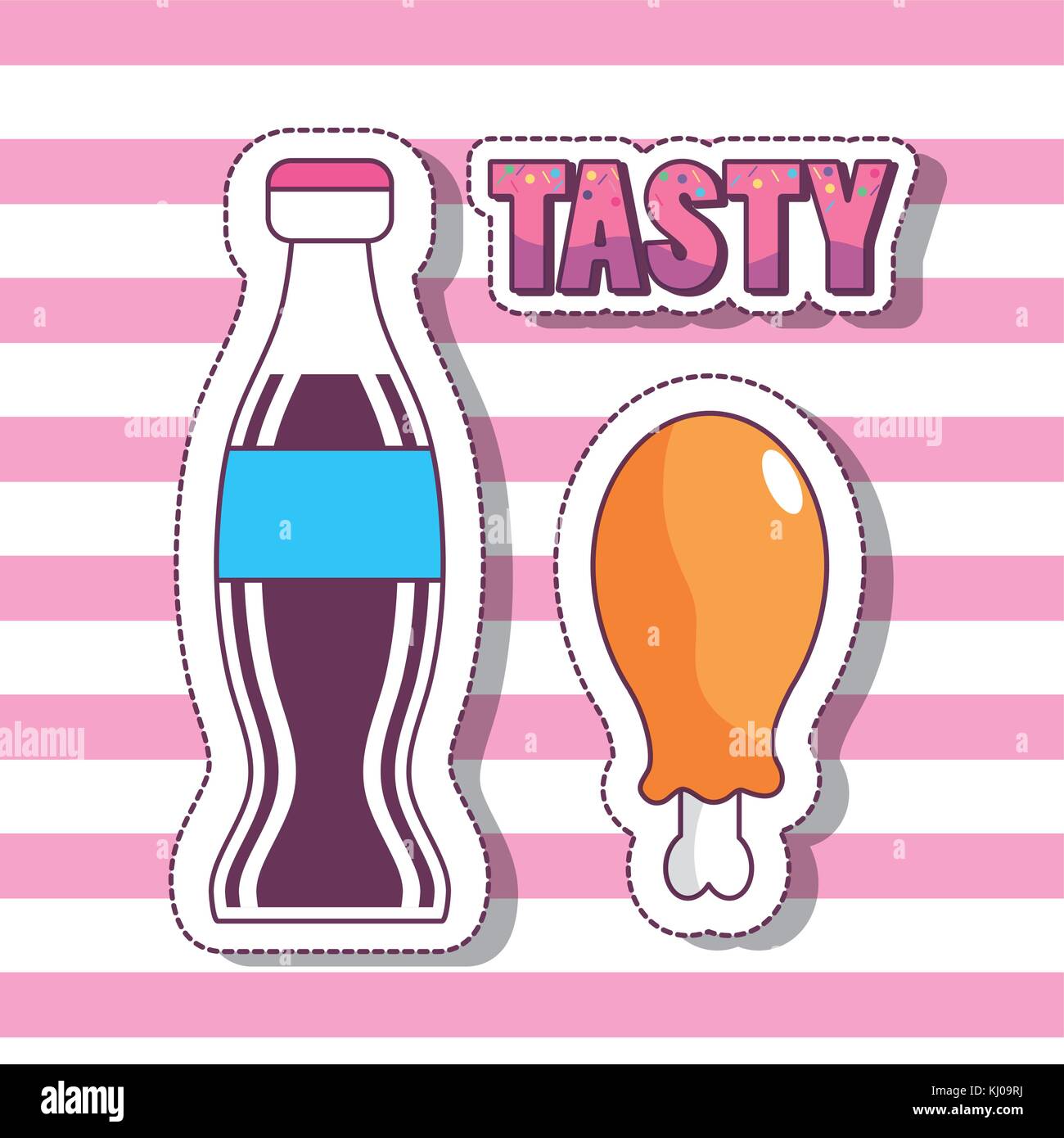 Tasty and fast food design Stock Vector Image & Art - Alamy