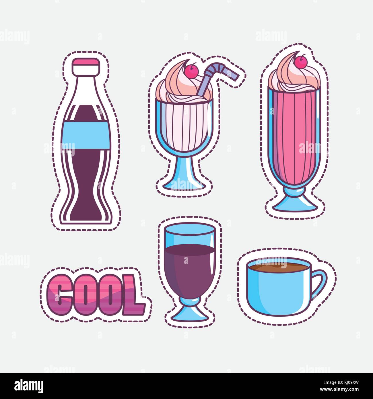 Dessert and sweet food design Stock Vector Image & Art - Alamy