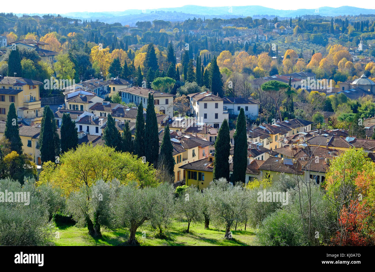 beautiful tuscan landscape, florence, italy Stock Photo - Alamy