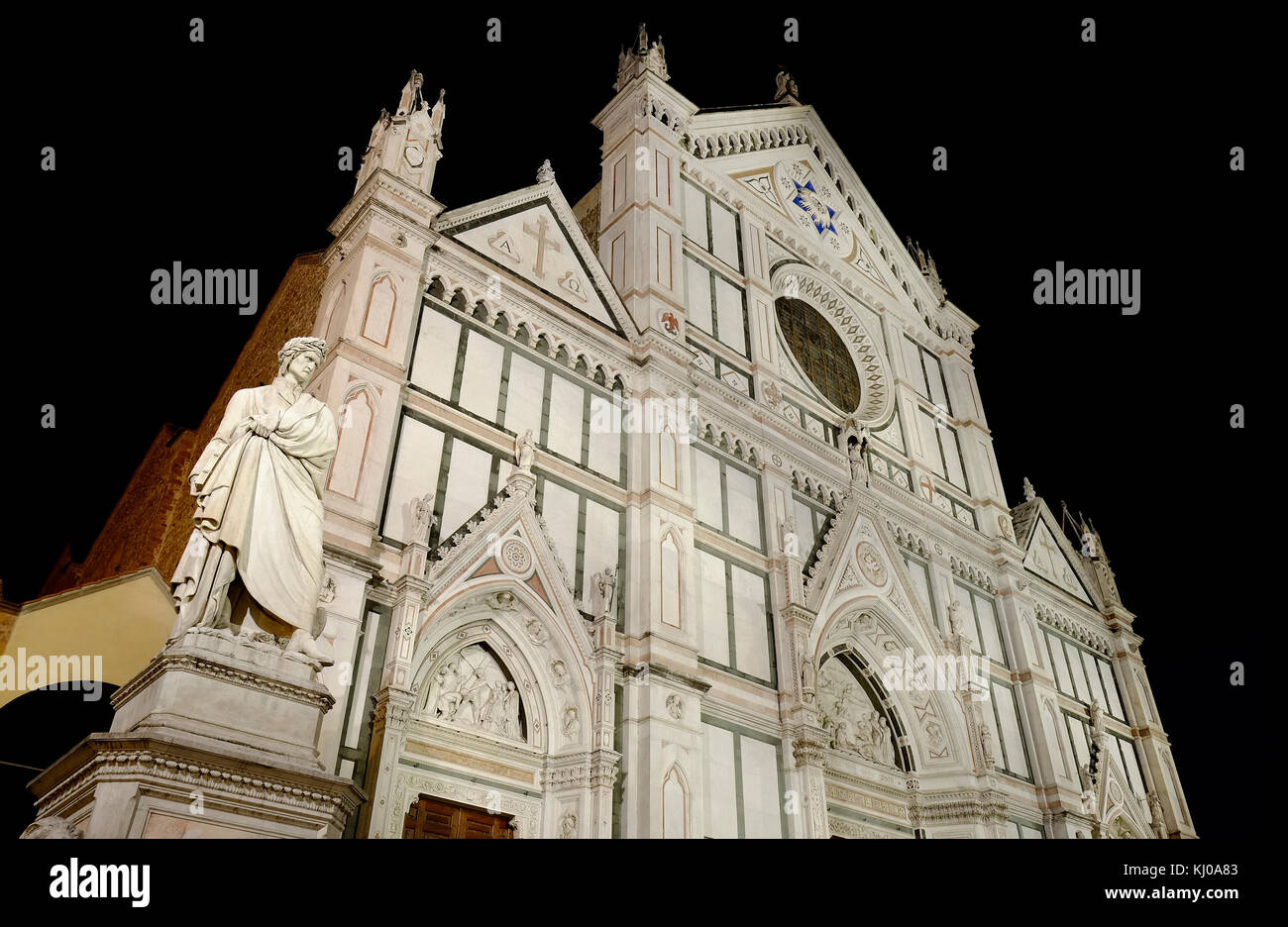 santa croce church, florence, italy Stock Photo - Alamy