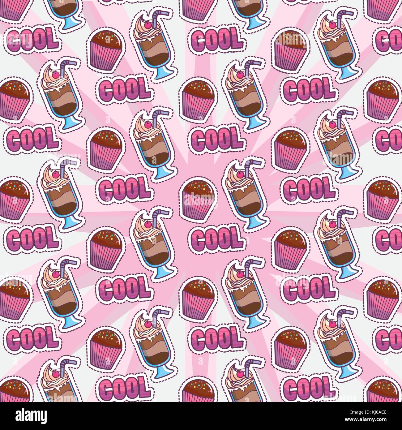 Dessert and sweet food design Stock Vector Image & Art - Alamy