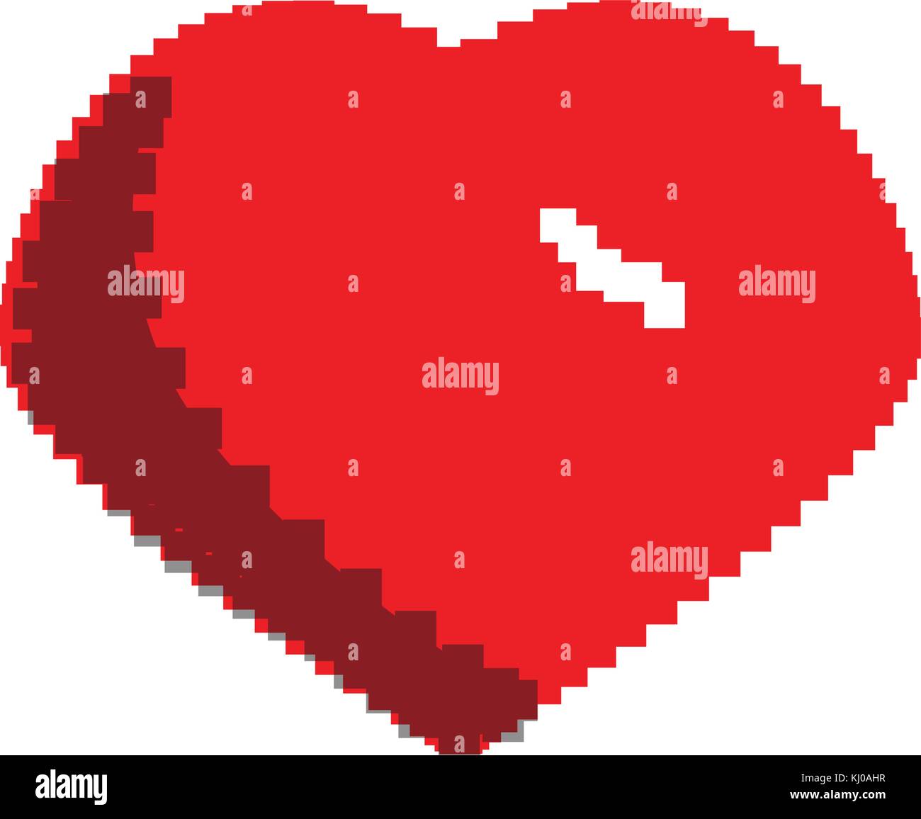 Heart points Stock Vector Images - Alamy