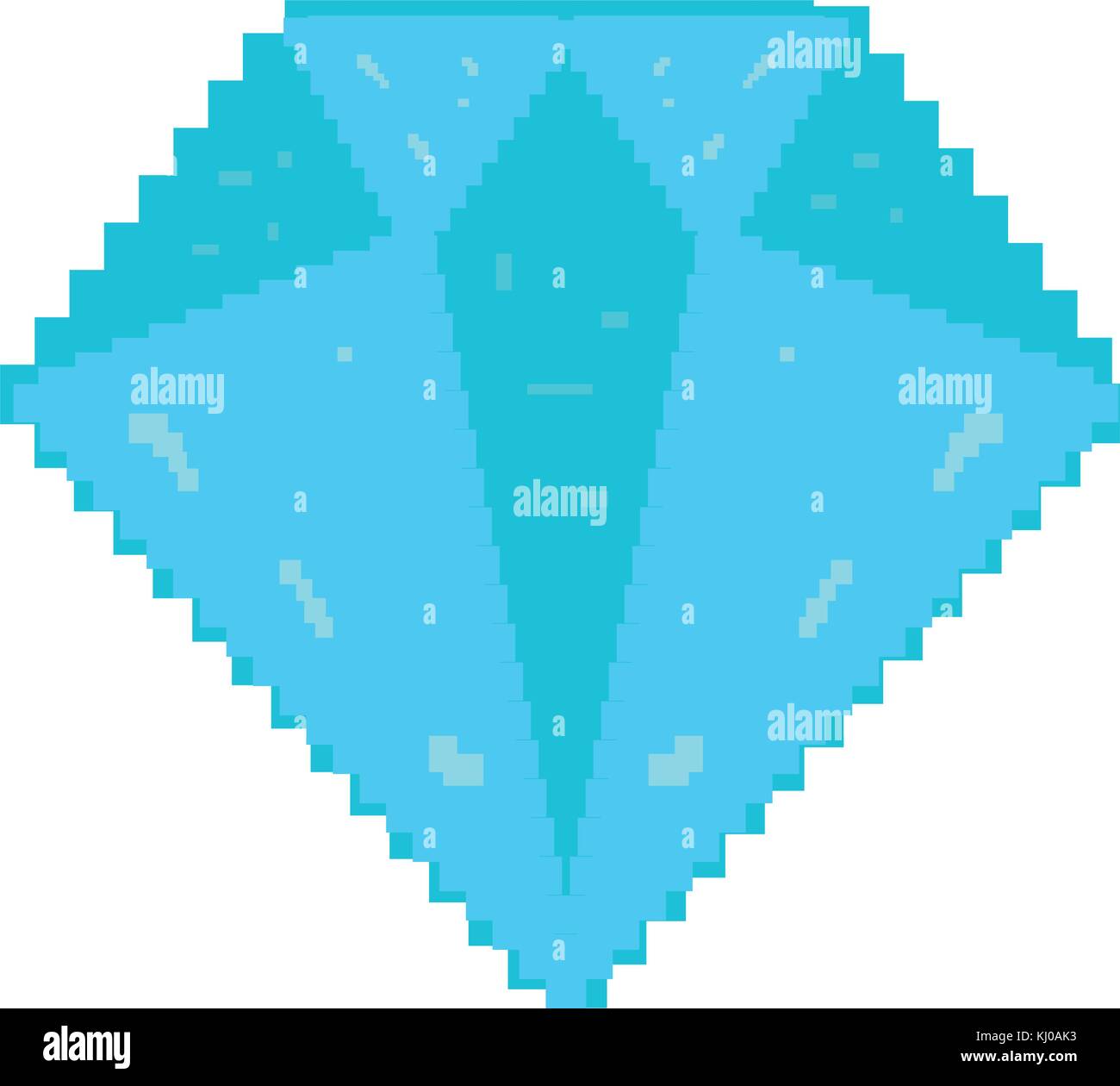 Isolated pixelated diamond Stock Vector Image & Art - Alamy