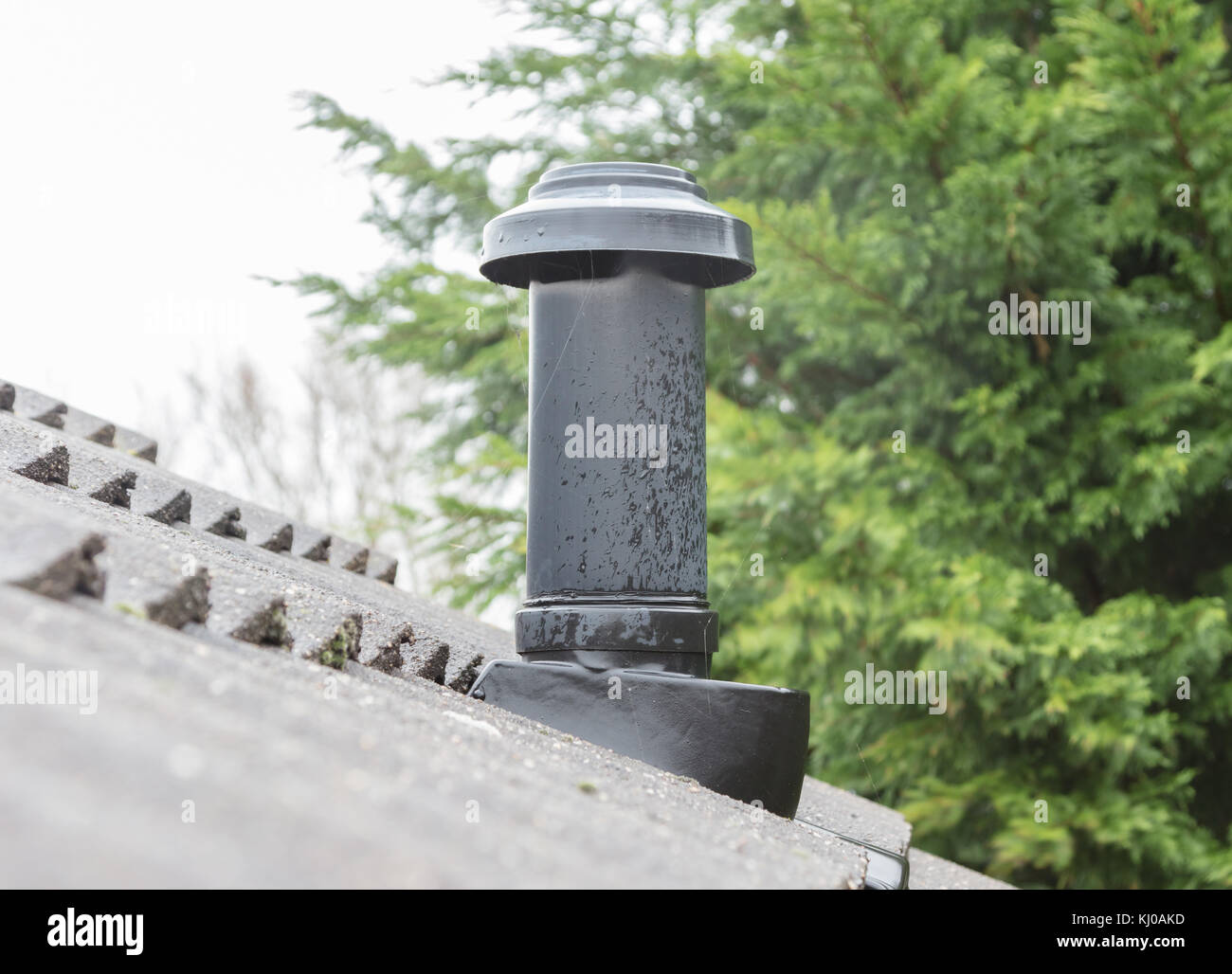 Simple chimney on a building in the Netherlands Stock Photo - Alamy
