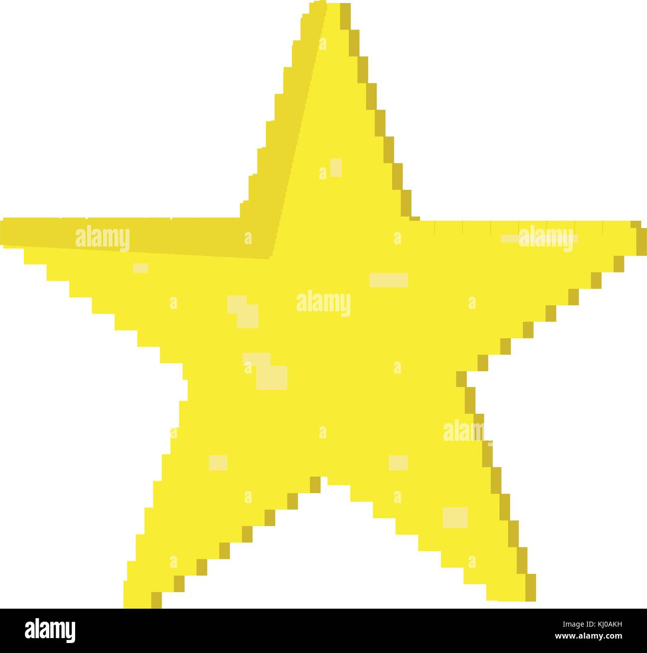 Pixelated star shape Stock Vector Image & Art - Alamy