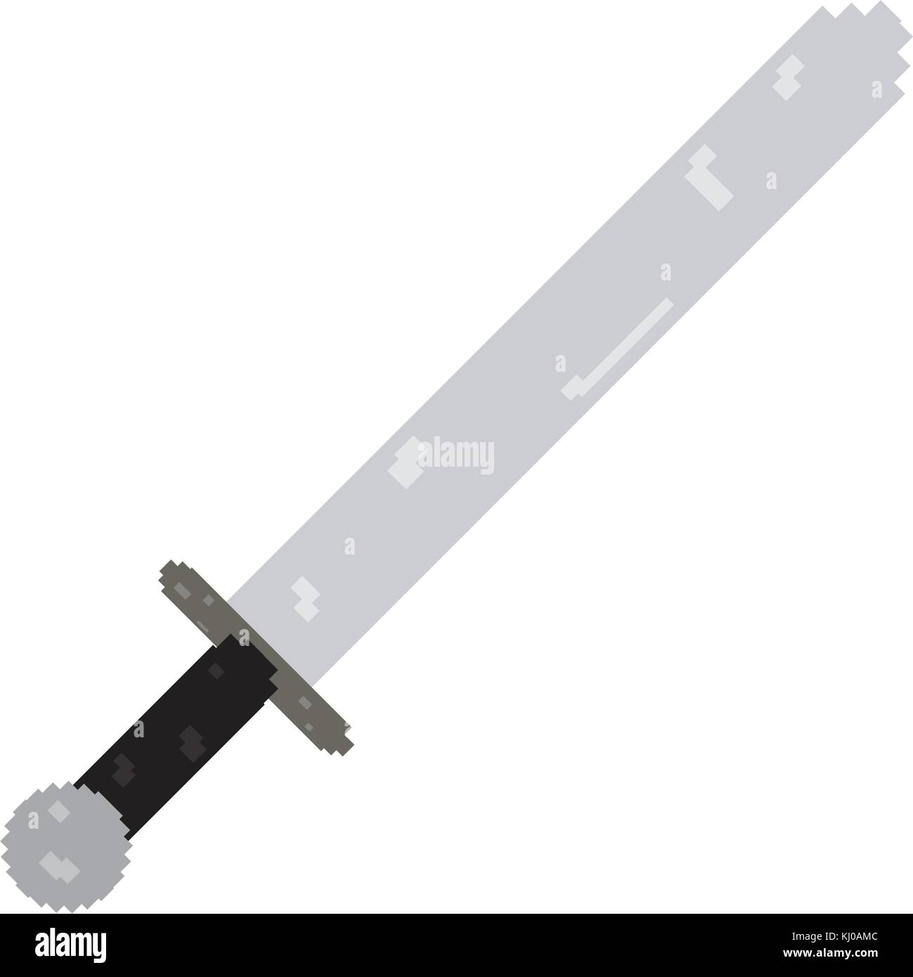 Isolated pixelated sword Stock Vector Image & Art - Alamy