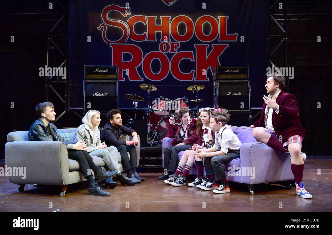 American rock band PVRIS, Alex Babinski, Lynn Gunn and Brian MacDonald ...