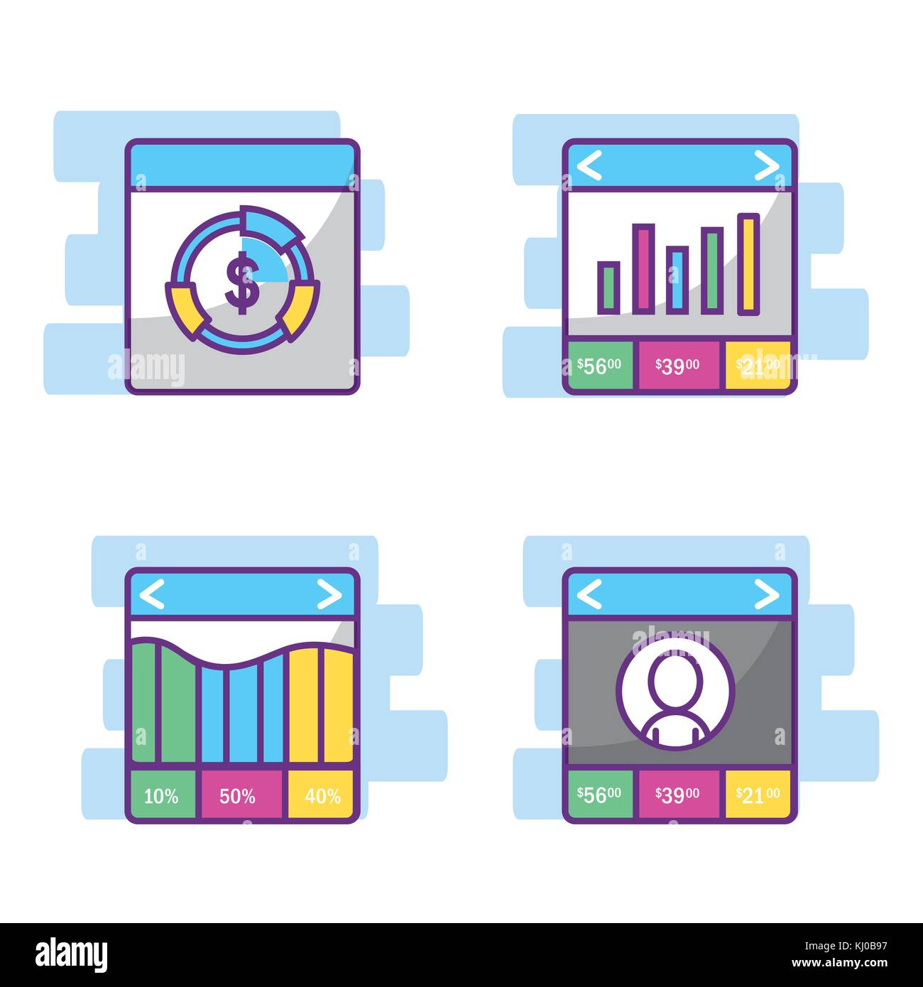 Global fintech digital banking Cut Out Stock Images & Pictures - Alamy