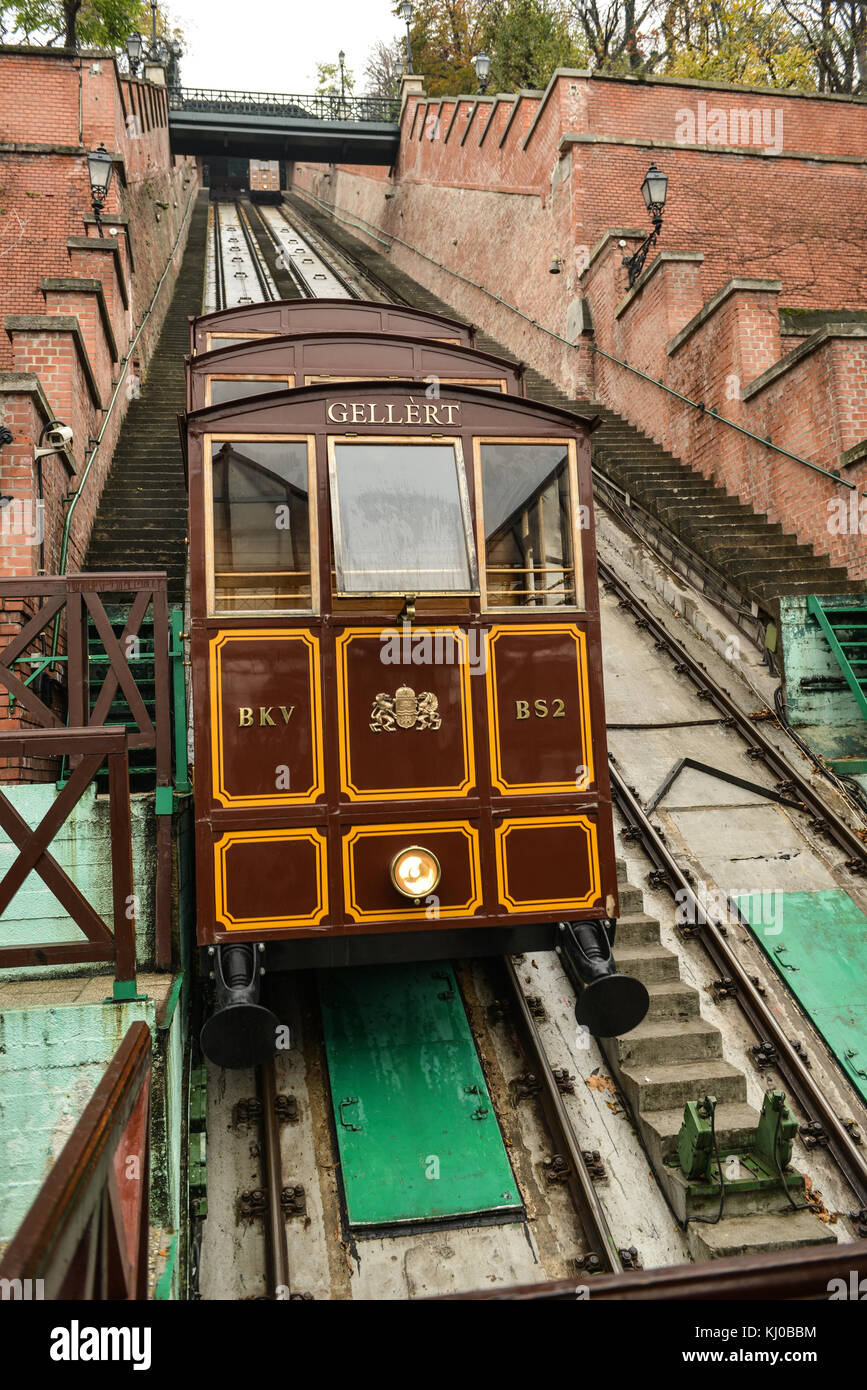 The Budapest Castle Hill Funicular. Castle hill funicular in Budapest ...