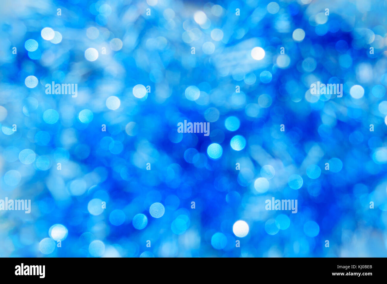 Abstract blue color bokeh. Christmas background texture Stock Photo - Alamy