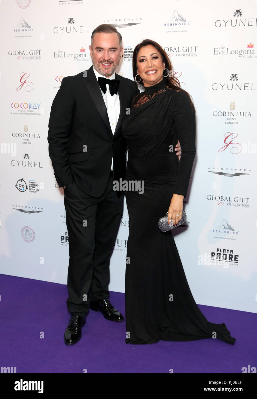 Nick Ede and maria Bravo attending the Global Gift Gala held at The ...