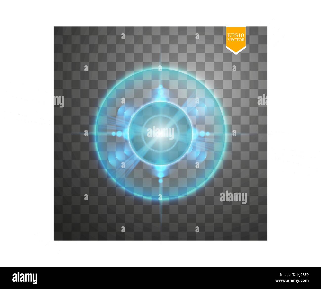 Neon Target isolated. Game Interface Element. Vector illustration Stock Vector Image & Art - Alamy