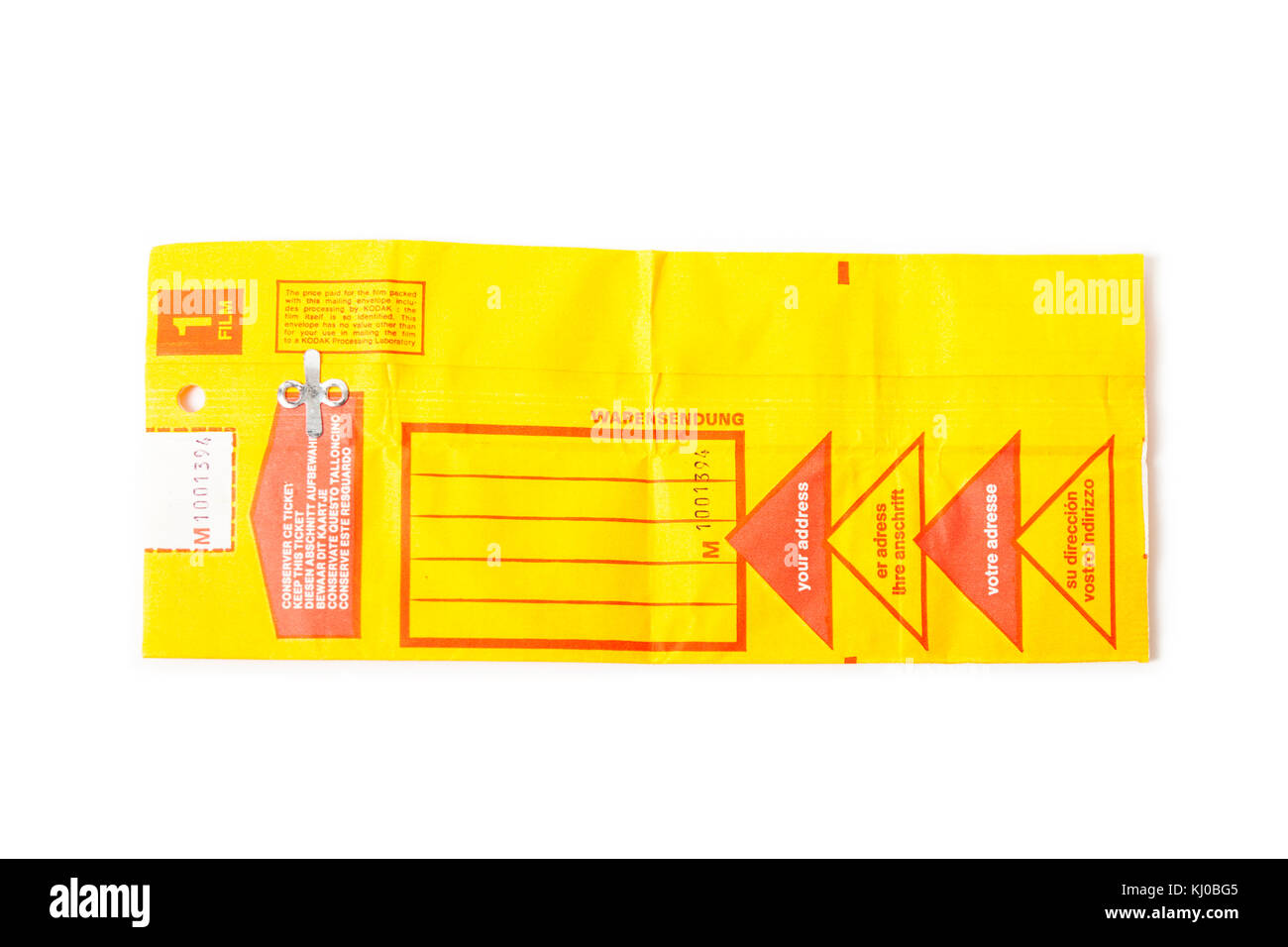Film envelope hi-res stock photography and images - Alamy