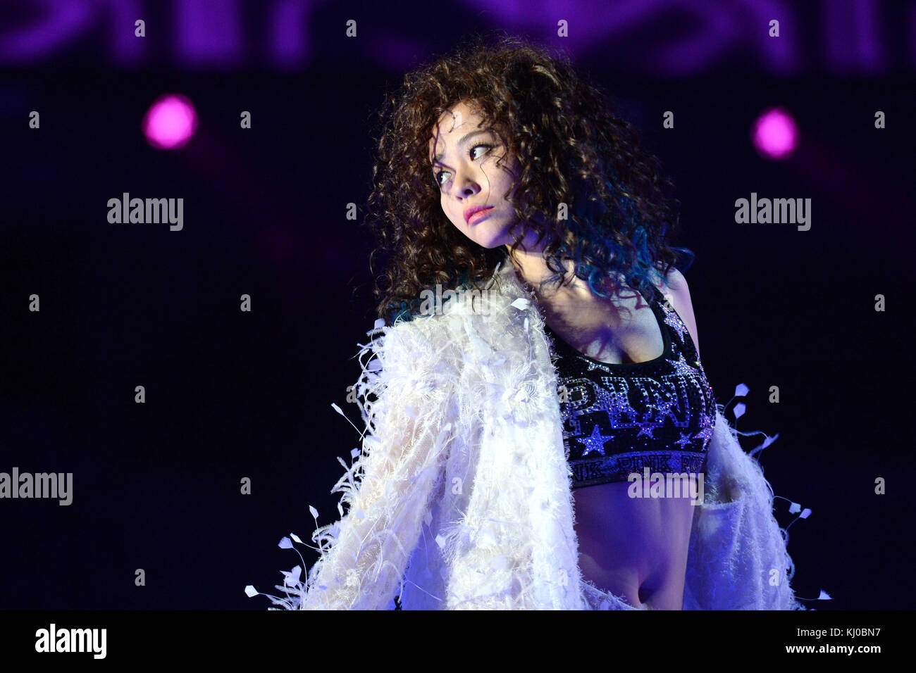 Jane Zhang on the catwalk for the Victoria's Secret Fashion Show at the ...