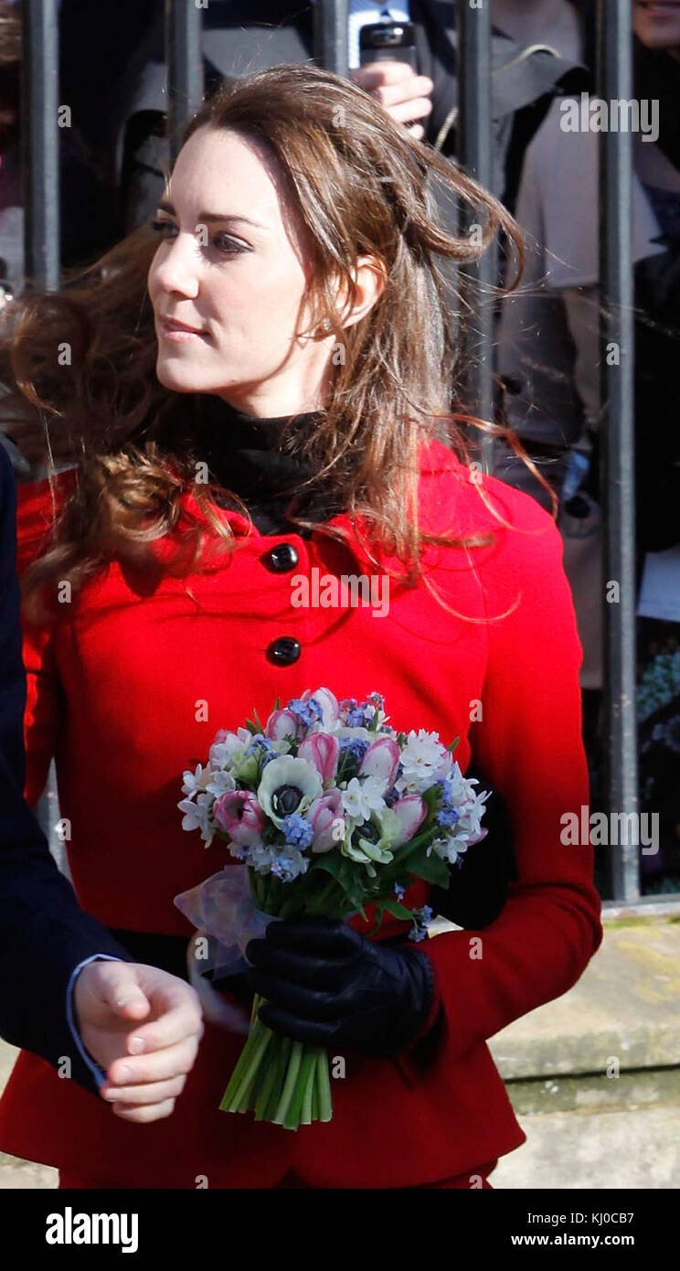 SANDRINGHAM, UNITED KINGDOM - JANUARY 23: Kate Middleton, Prince ...