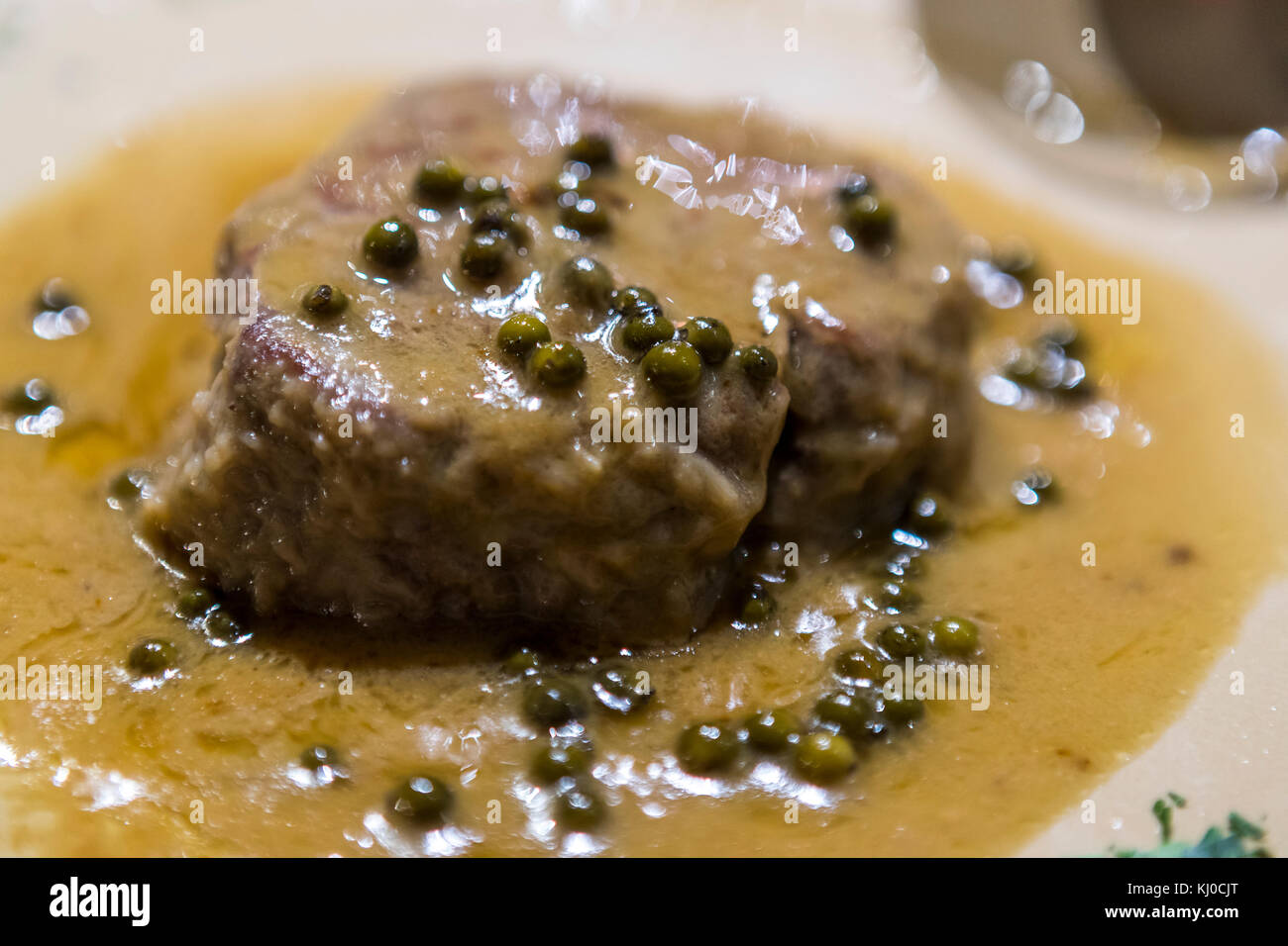 Peppered fillet steak. Expect good quality restaurants on Italian ...