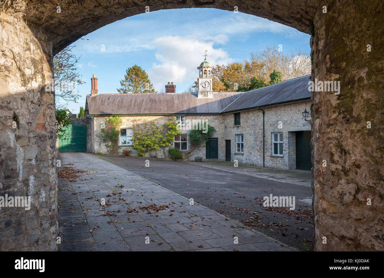 St Fagans Castle Stables Stock Photo - Alamy