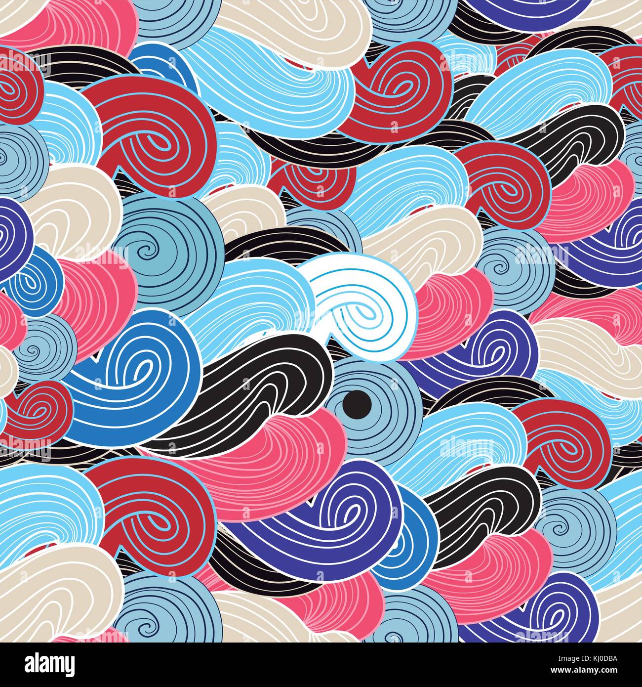 Bright waves Stock Vector Images - Alamy