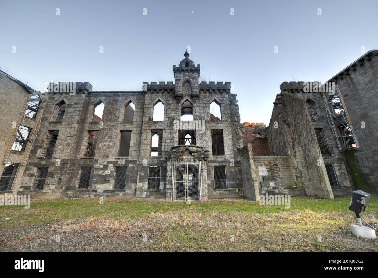 Renwick Smallpox Hospital, an abandoned hospital located in an ...