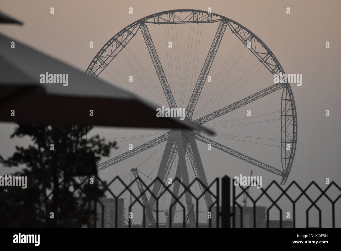 Dubai eye captured from long distance Stock Photo - Alamy