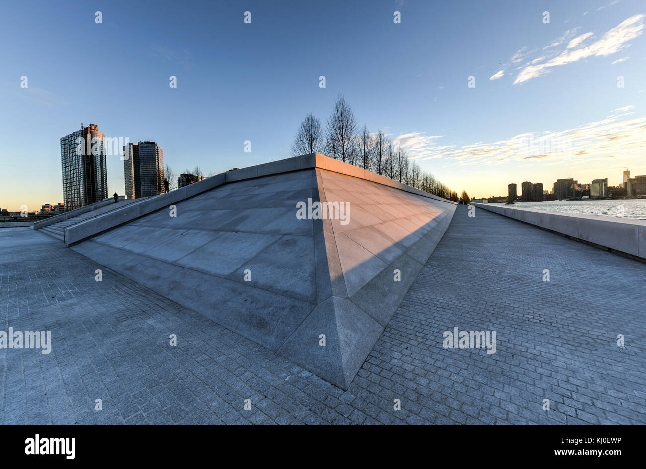 The Franklin D. Roosevelt Four Freedoms Park is a four-acre memorial to ...