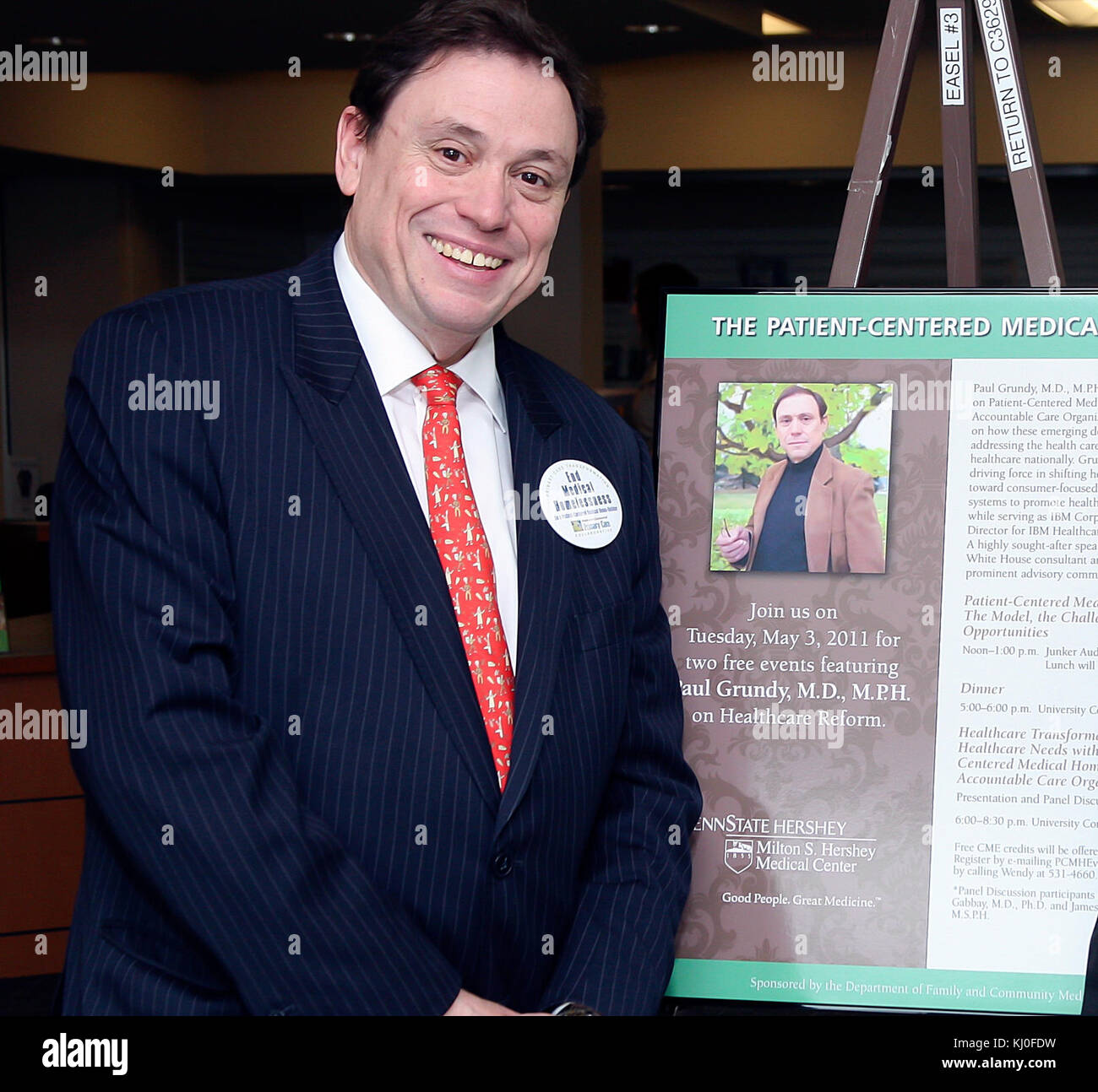 Dr. Paul Grundy, Lecture 2011 Stock Photo - Alamy