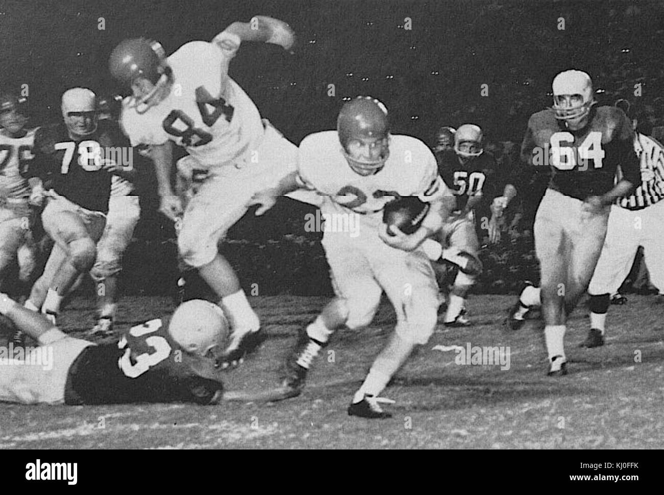 Miami at Houston during the 1957 American football season Stock Photo ...