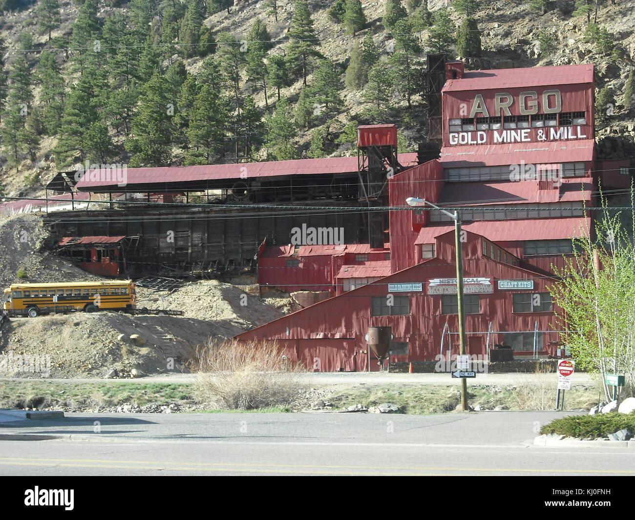 The Argo Gold Mine, located in Colorado, USA, was a major gold mine ...