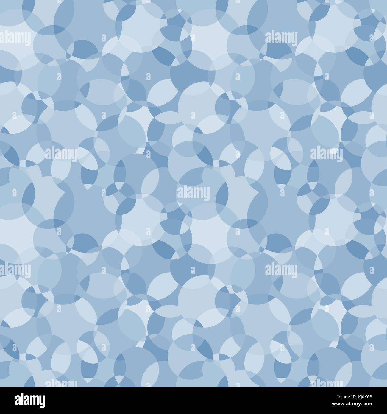 Blue circles seamless background. Bubble texture. Vector illustration ...