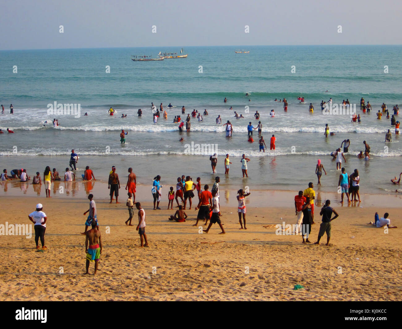Kokrobite Beach - Ghana Stock Photo - Alamy