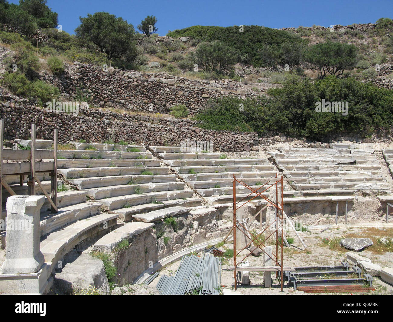 Milos ancient theatre Stock Photo - Alamy