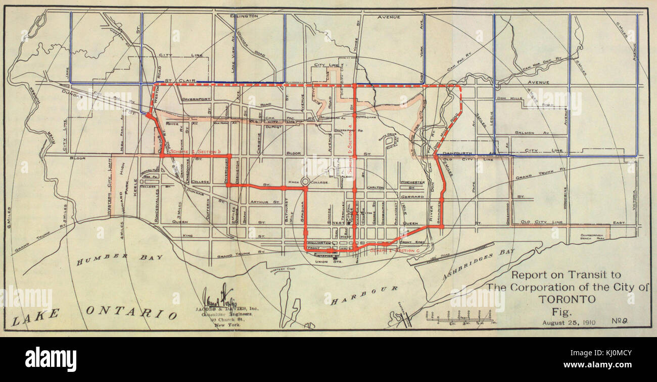 Subway map toronto hi-res stock photography and images - Alamy