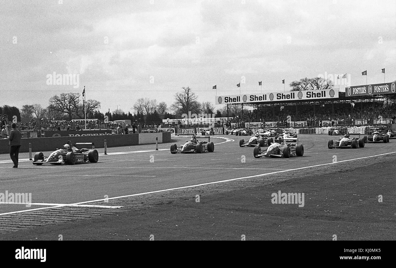 British Formula 3 at Silverstone, 5th April 1992 Stock Photo - Alamy
