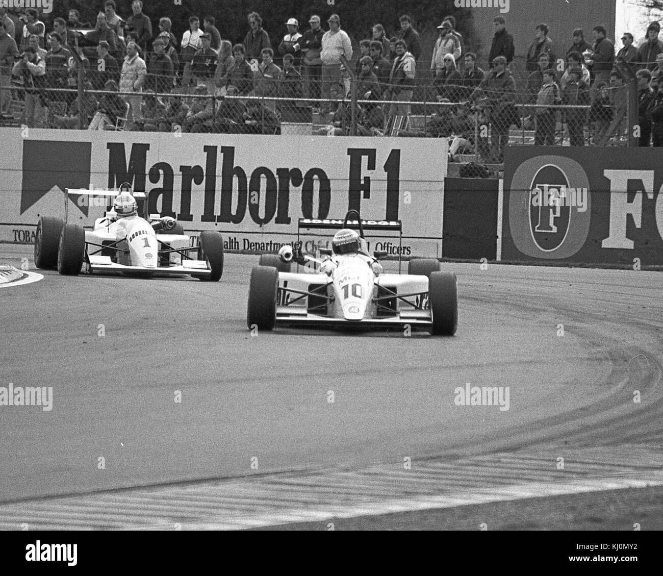 British Formula 3 at Silverstone, 5th April 1992 Stock Photo - Alamy