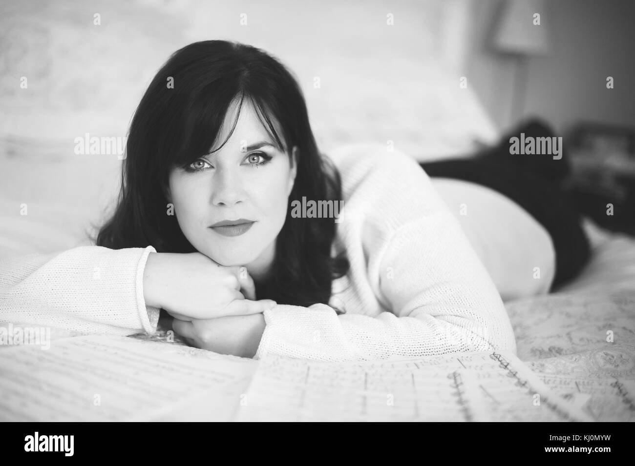 Caroline Redman Lusher portrait 2012 Stock Photo - Alamy