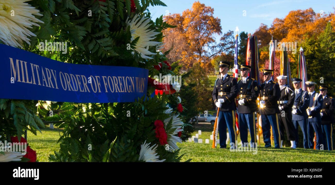 Military Order of Foreign Wars - wreath (15595138357 Stock Photo - Alamy