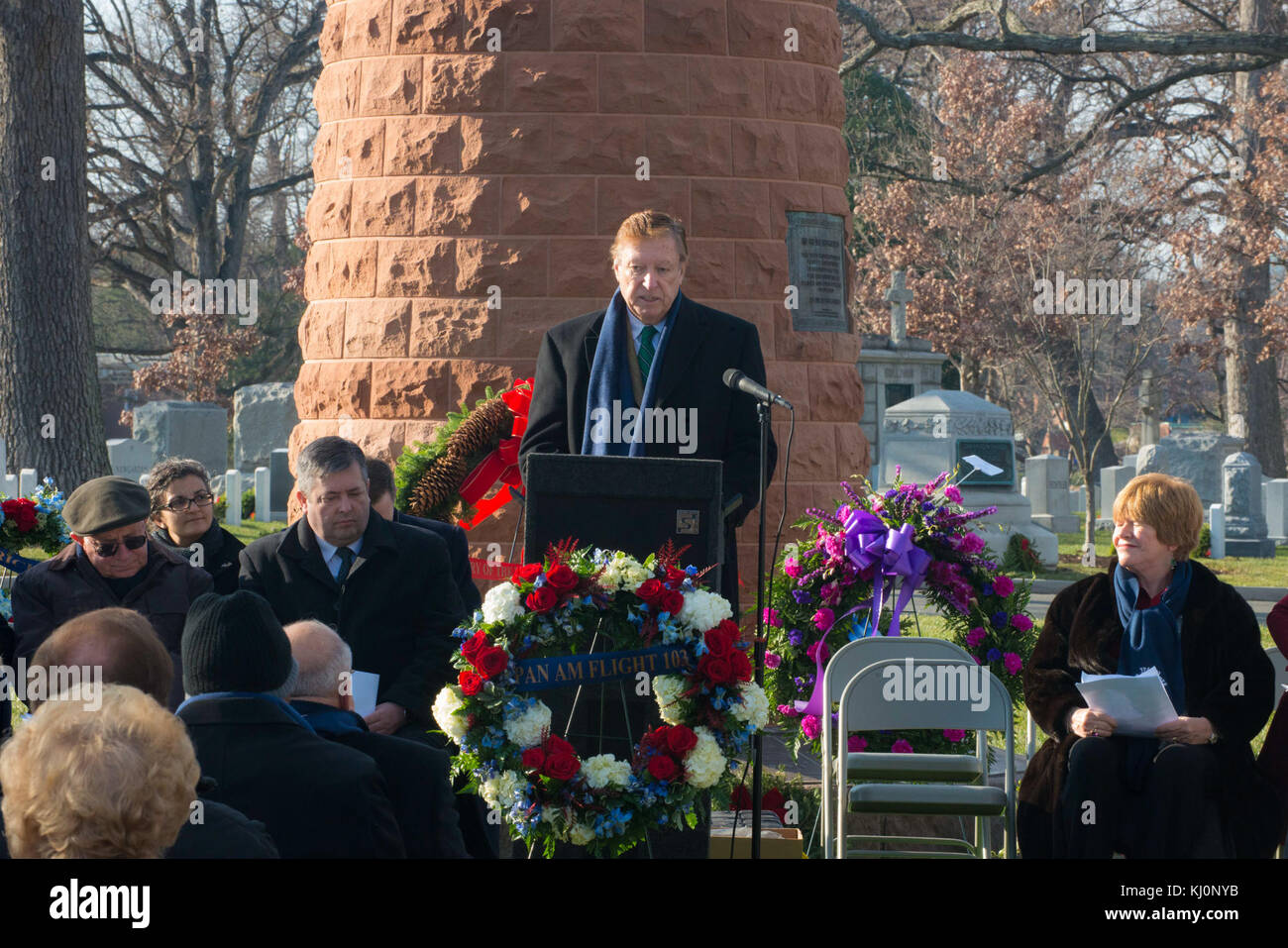 Pan Am Flight 103 Memorial Ceremony - head of the Flight 103 Memorial ...