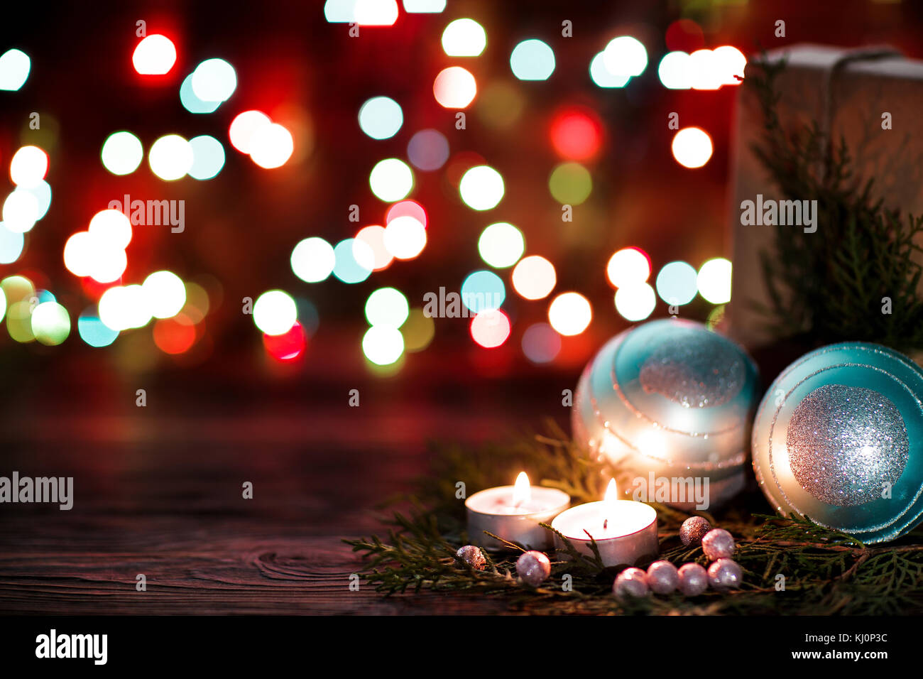 Blue ball candle fire hi-res stock photography and images - Alamy