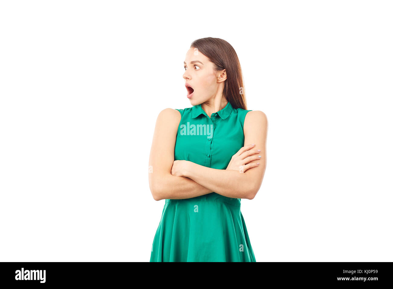 Emotional young woman Stock Photo - Alamy