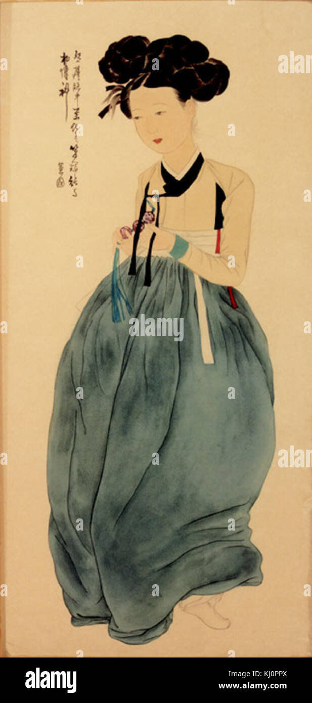 Joseon era beauty Stock Photo - Alamy