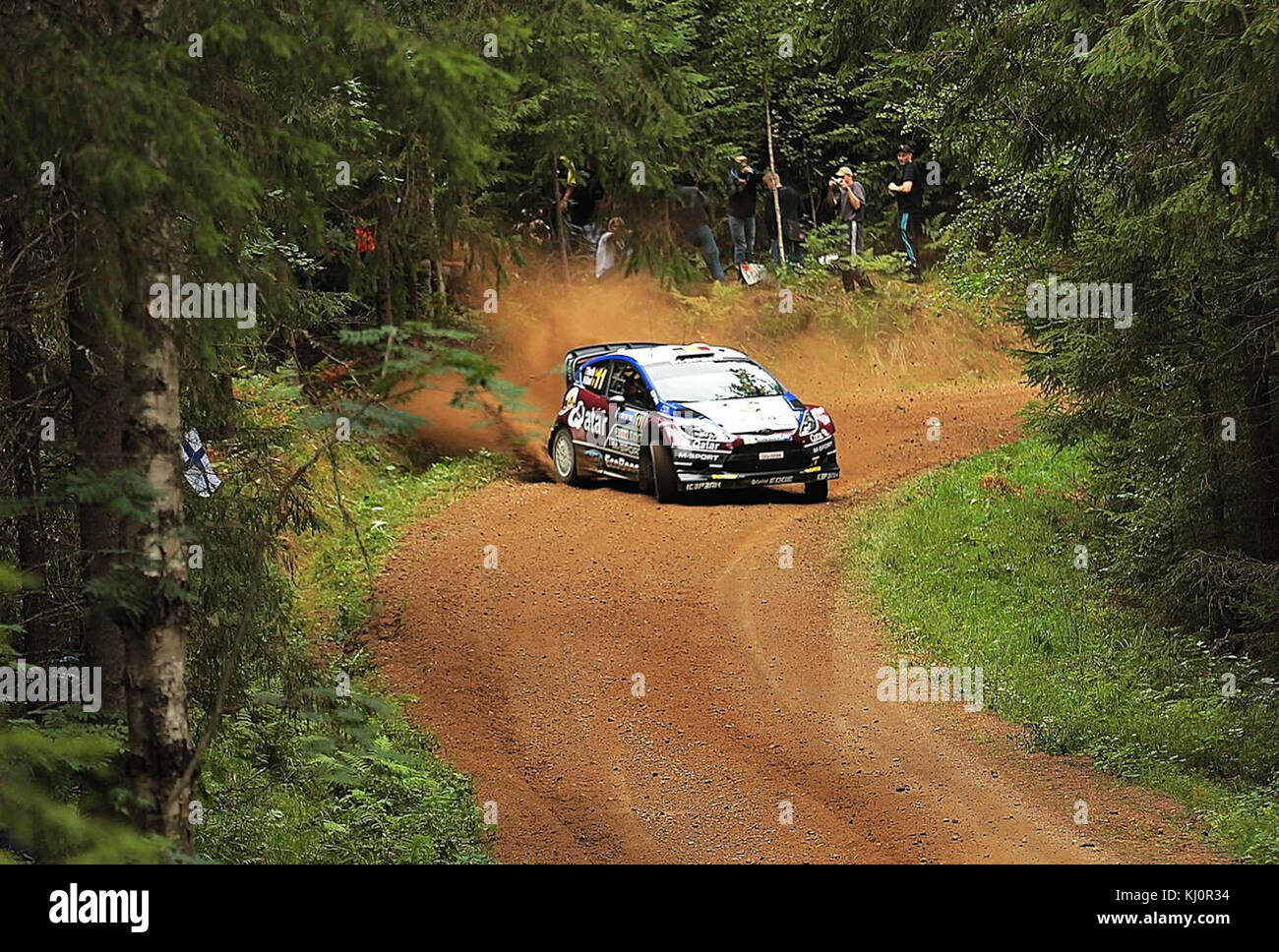Thierry Neuville Rally Finland 2013 Torittu Stock Photo - Alamy